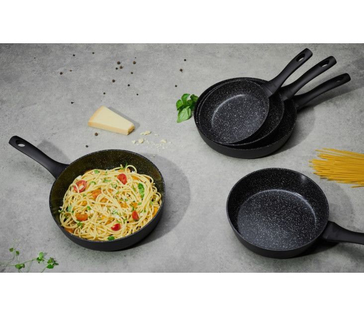 Pans with a granite-like coating - granite pans | Gerlach